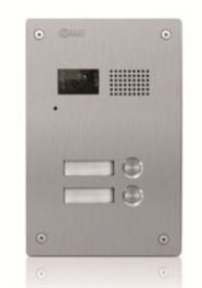 golmar Multi unit apartment Analogue Intercom Rock INOX 4 button push