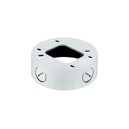 Wisenet Aluminum back box with conduit knockouts in white