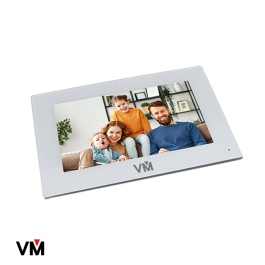 Videoman 7-inch Touchscreen LCD Monitor in White